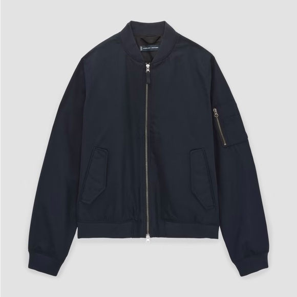 Everlane | Jackets & Coats | Everlane The Bomber Jacket Uniform In Navy ...